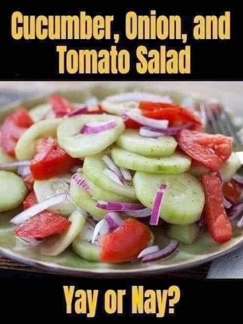 Marinated Cucumber, Onion, and Tomato Salad - Usa Press