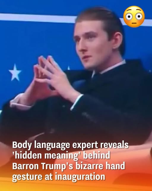 The ‘hidden meaning’ behind Barron Trump’s unique hand gesture - Usa Press