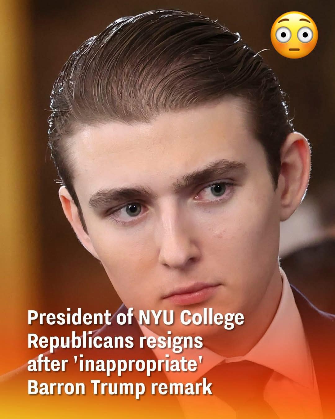 NYU President of College Republicans Steps Down After Barron Trump ...
