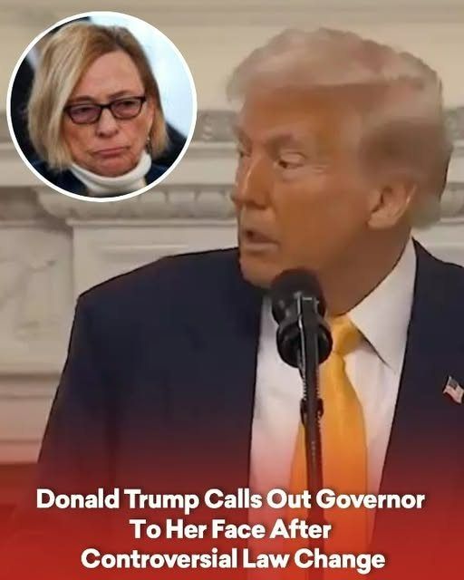 Donald Trump Calls Out Governor To Her Face After Controversial Law ...