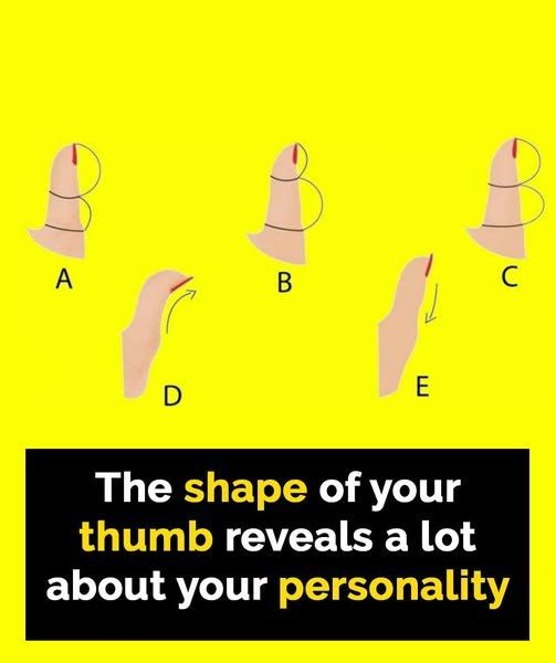 The Secrets Your Thumb Shape Reveals About Your Personality - Usa Press