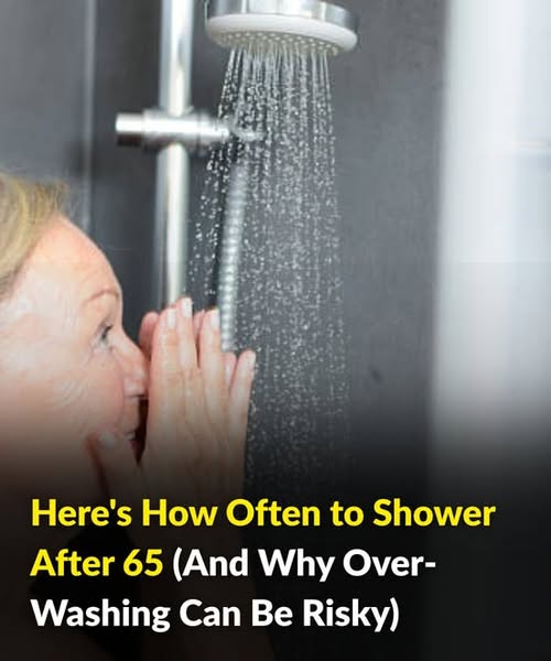 From age 65, how often should you shower (and why over-washing can be ...