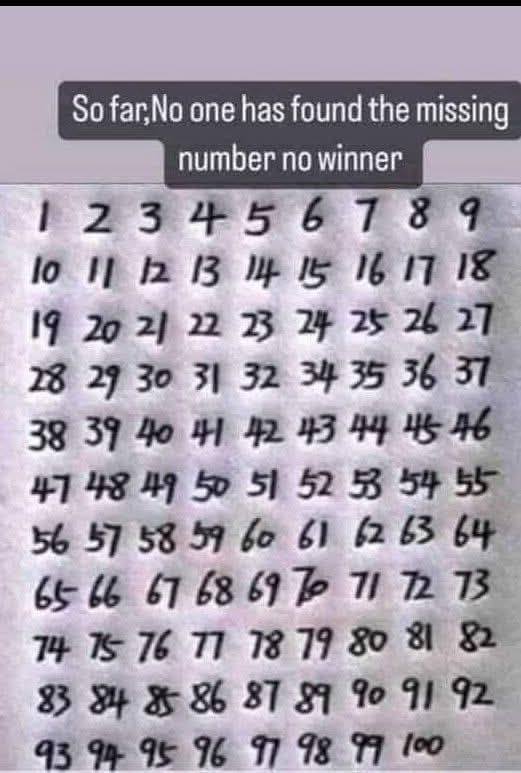 “The Curious Case of the Missing Number: Can You Spot It?” - Usa Press