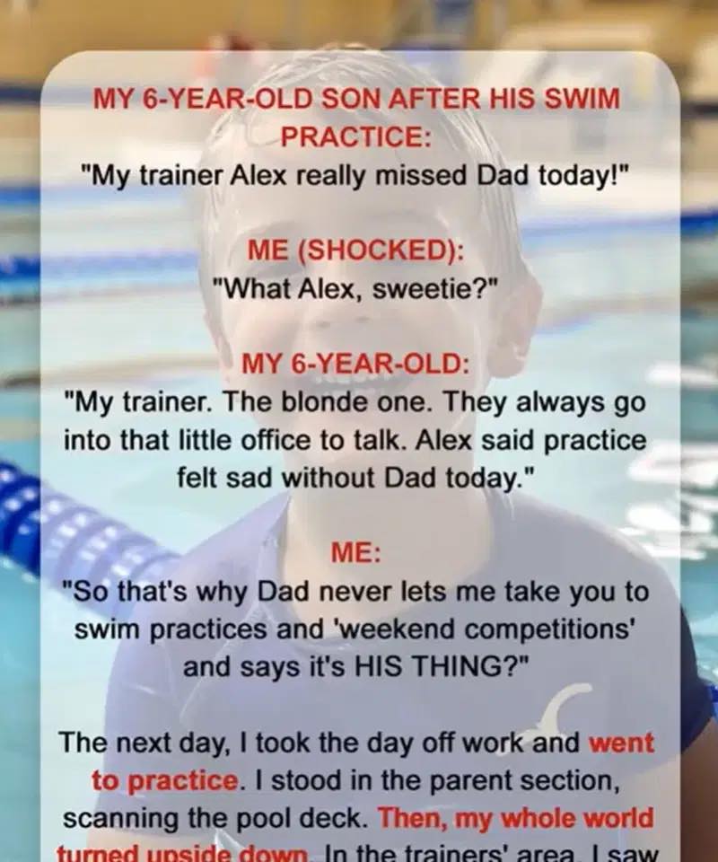 My Son Came Home from Swim Practice and Said, ‘My Trainer Really Misses ...