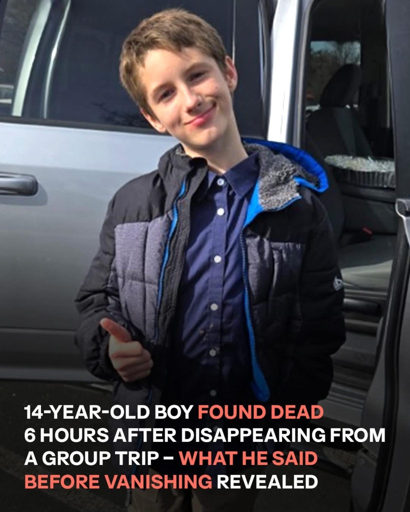 Tragic End: Missing 14-Year-Old Andrew Roberts Found Dead During Trip ...