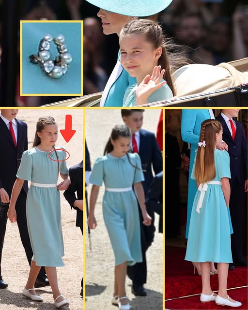 Princess Charlotte, 10, Captivates Audiences in Elegant Teal Dress and ...