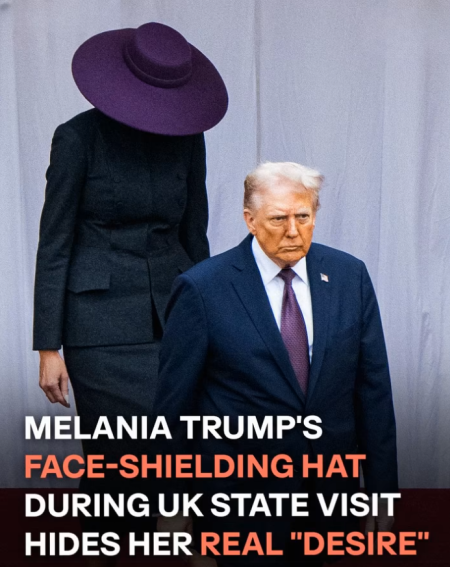 Melania Trump’s Wide-Brimmed Hat Makes a Statement During UK State ...